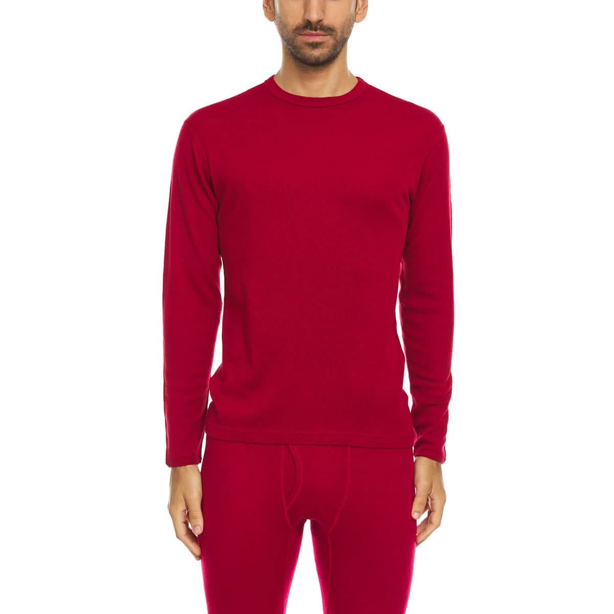 Men's Wool Thermal Top Midweight Base Layer - 100% Merino Wool – New ...